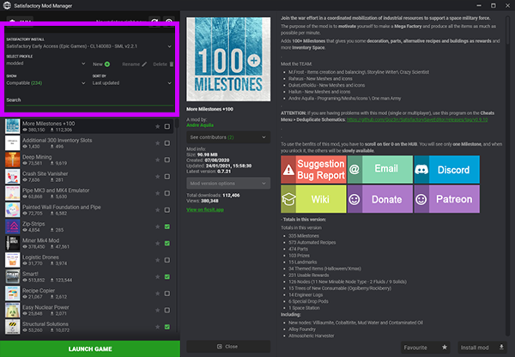Satisfactory Mod Manager 版 下载